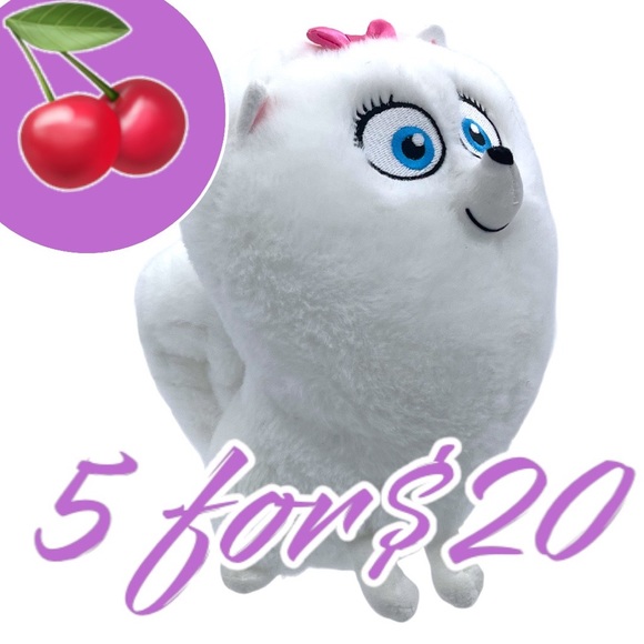 Disney | Toys | Secret Life Of Pets 2 Plush Toy Gidget Fluffy ...